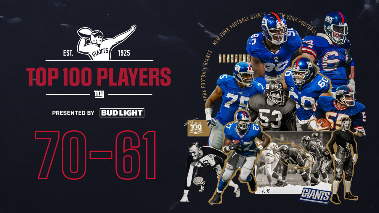 New York Giants Top 100 Players | 70-61 announced!