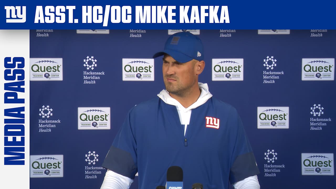 Asst. HC/OC Mike Kafka on going up against Steve Spagnuolo's defense