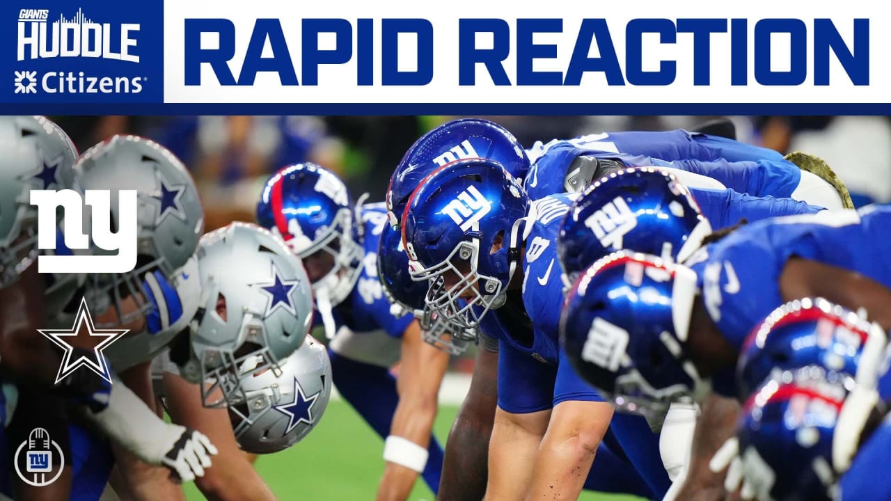 Giants Huddle | Cowboys Rapid Reaction