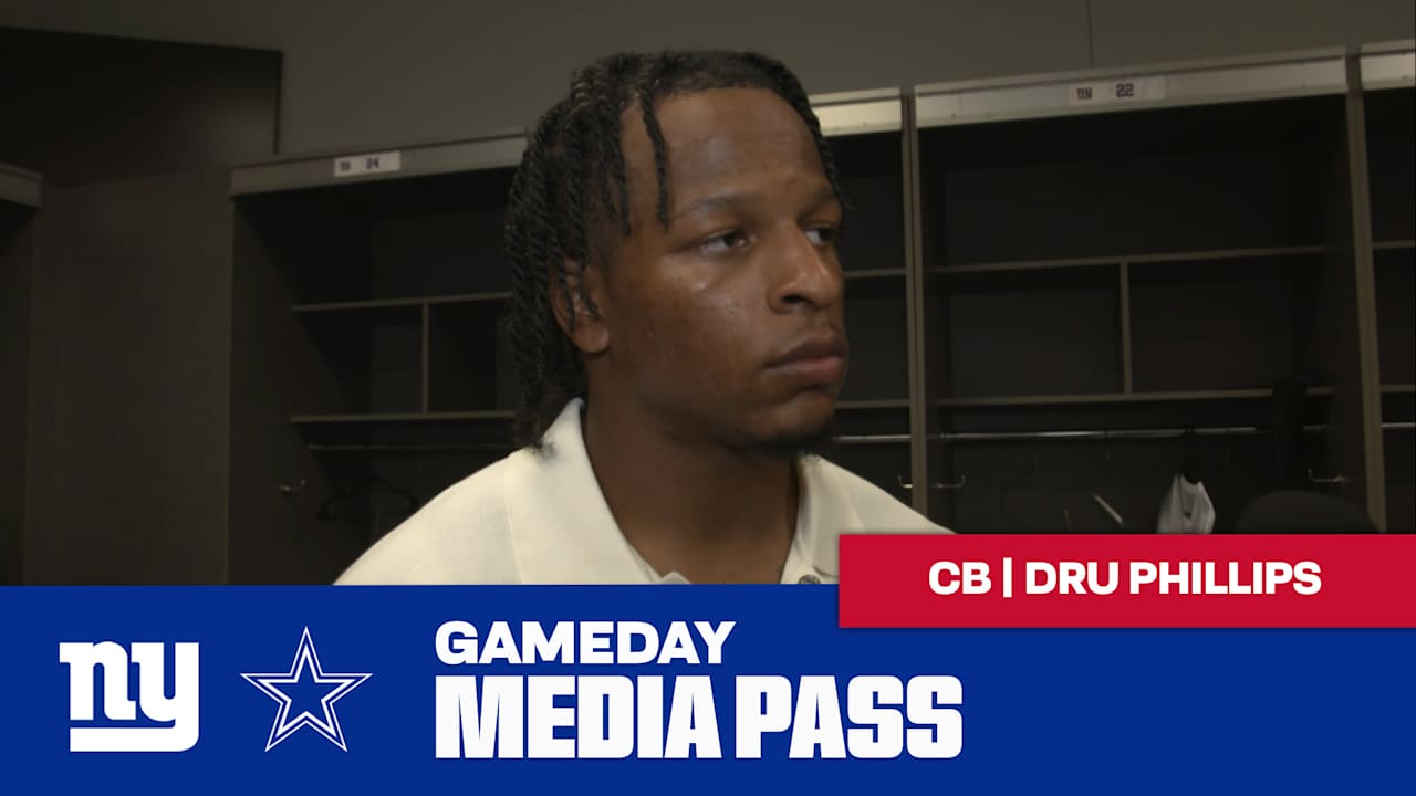 CB Dru Phillips: 'Move forward next week'