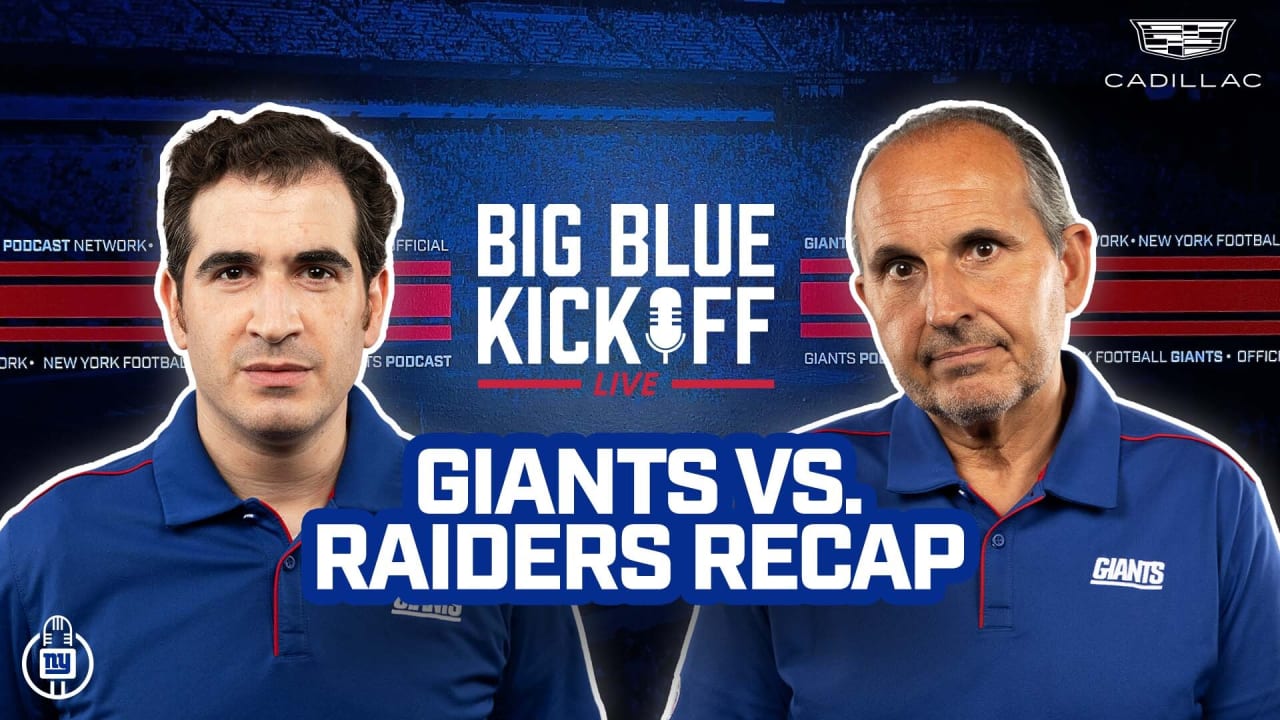 Big Blue Kickoff Live 11/6 | Giants vs. Raiders Recap