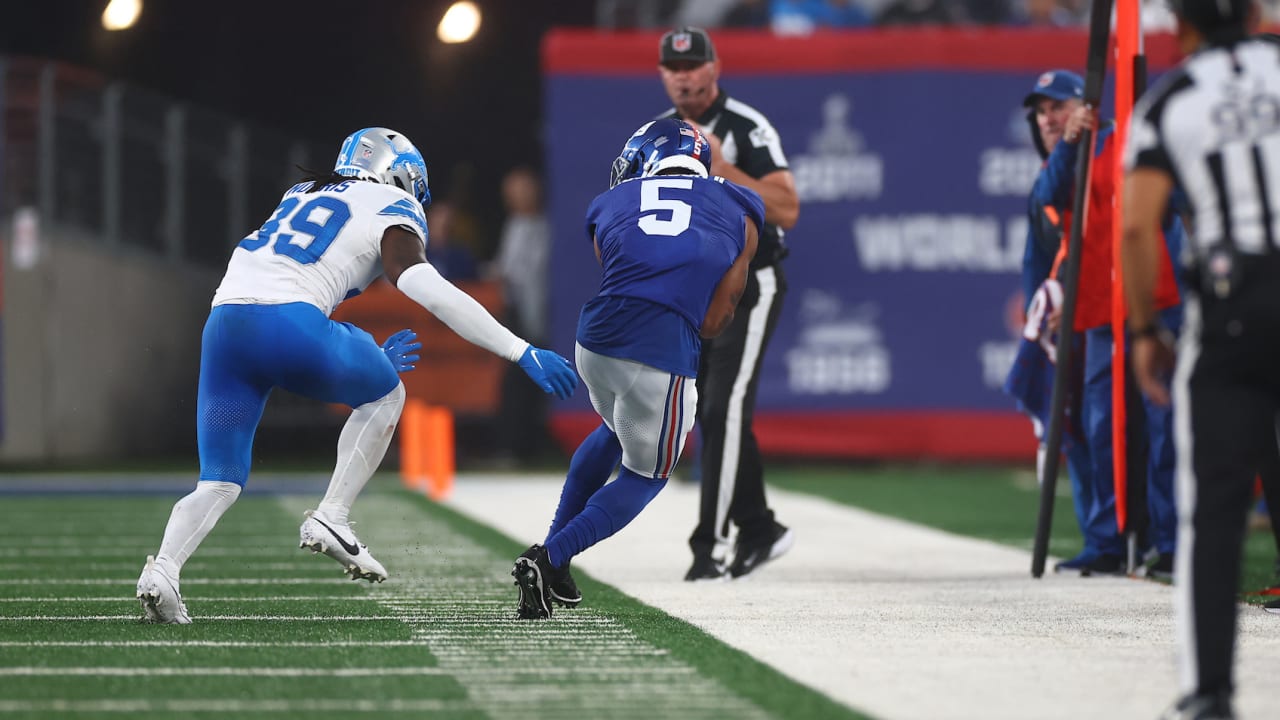 Drew Lock completes pass to Allen Robinson for first down | Giants vs ...
