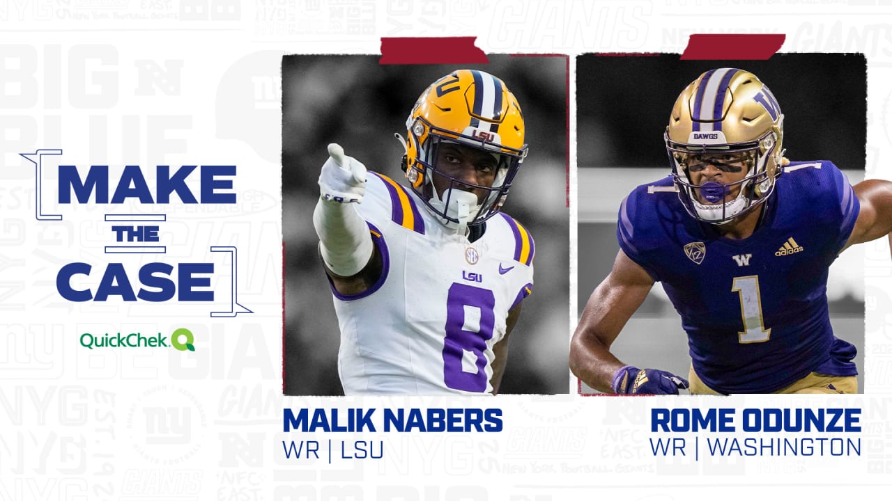 Make the Case: Will Giants go receiver at No. 6?