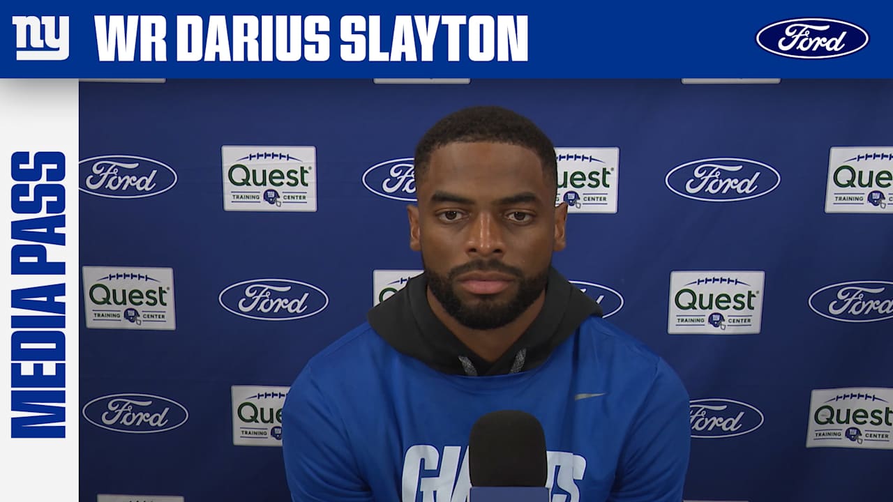 WR Darius Slayton on depth of playmakers