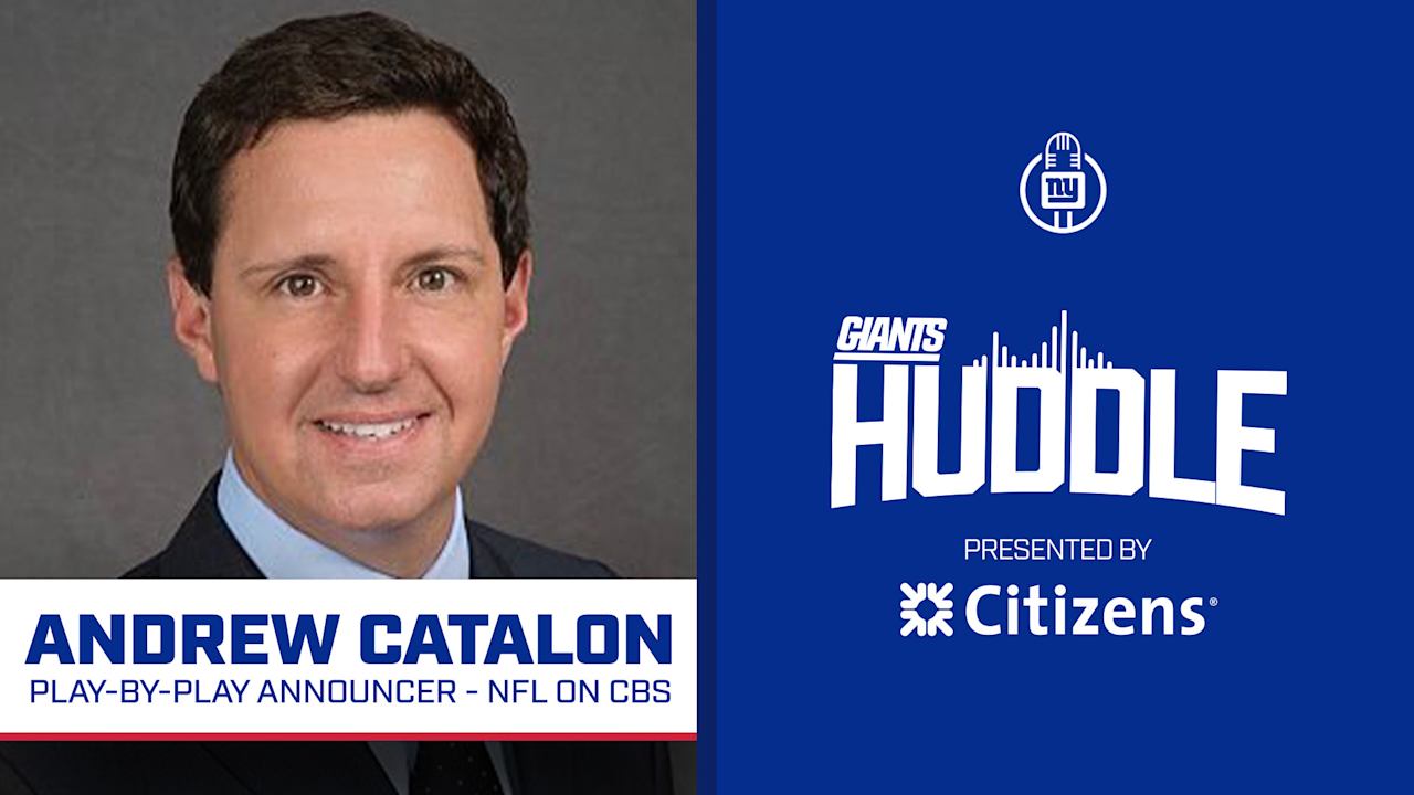 Giants Huddle | Andrew Catalon