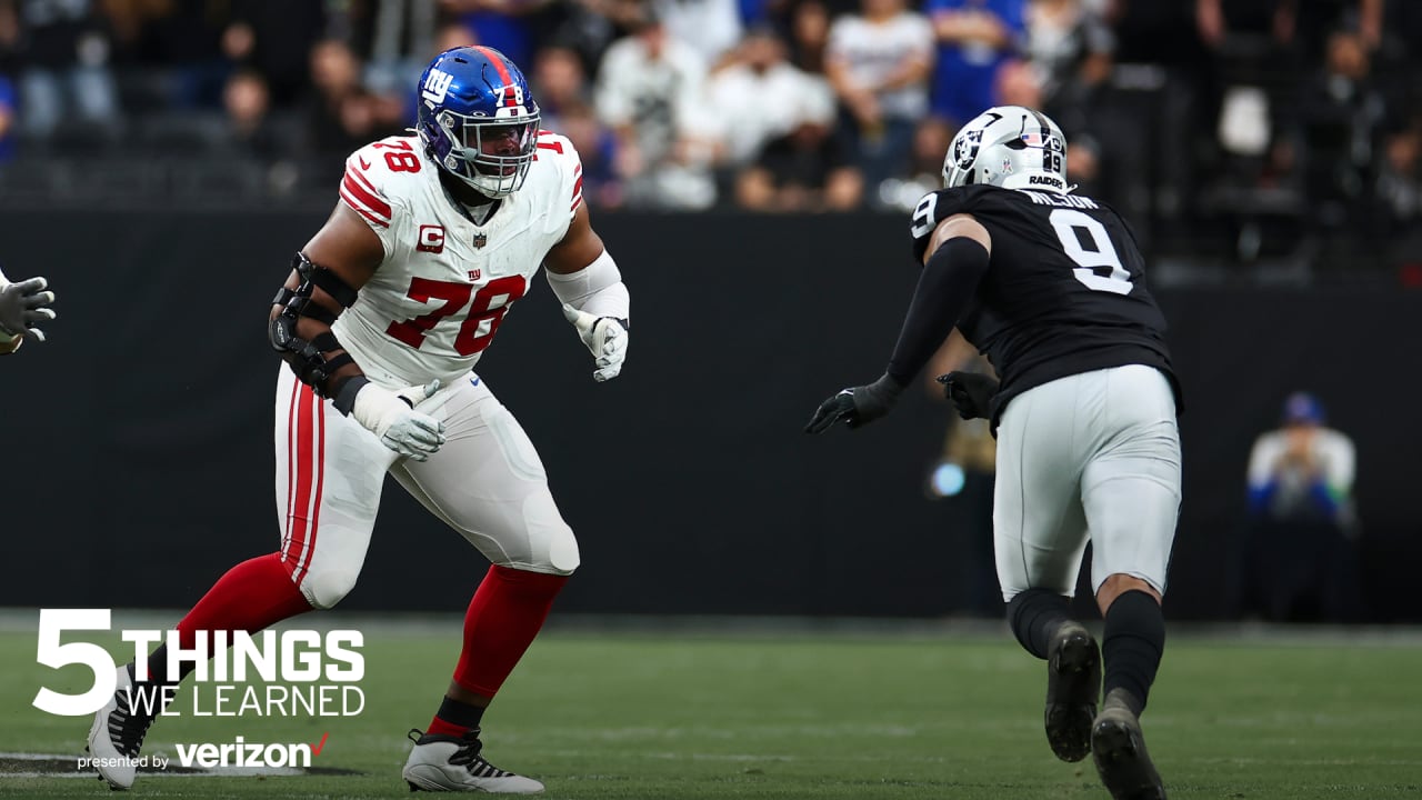 5 Things We Learned: Andrew Thomas 'sets the tone'