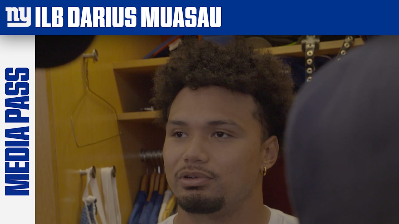 ILB Darius Muasau on stepping in for Micah McFadden