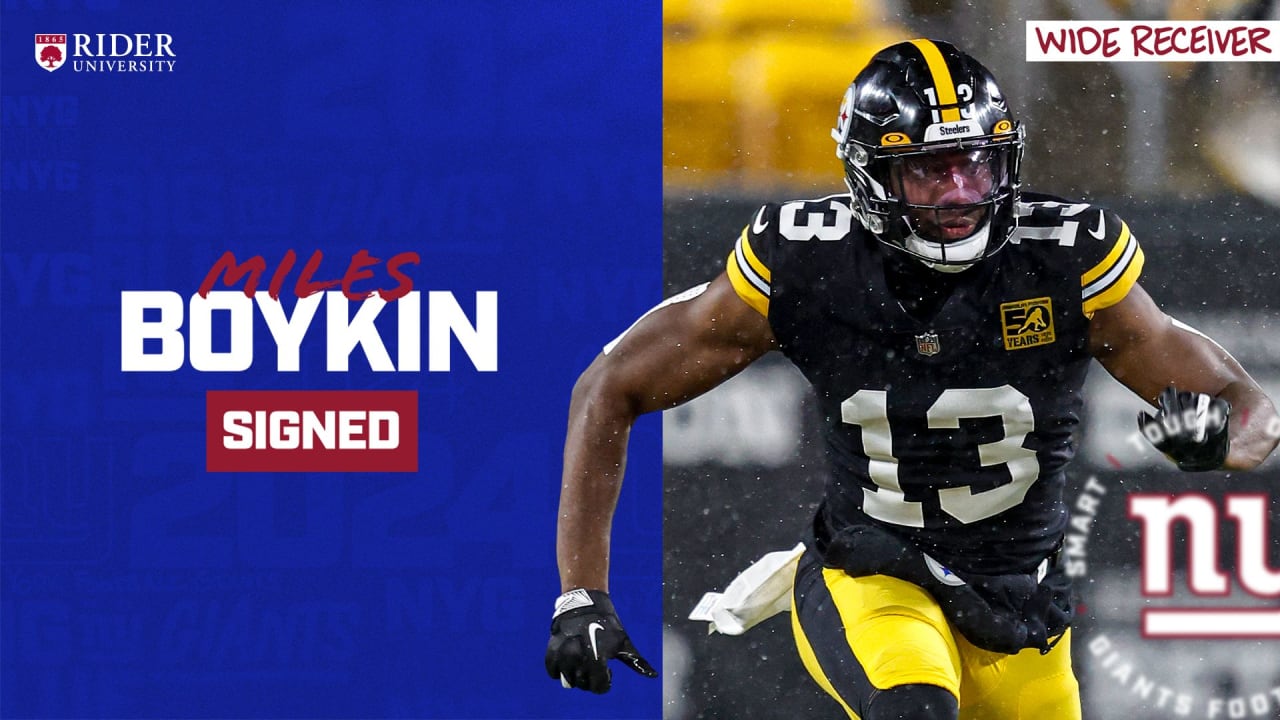 Giants sign veteran wide receiver Miles Boykin