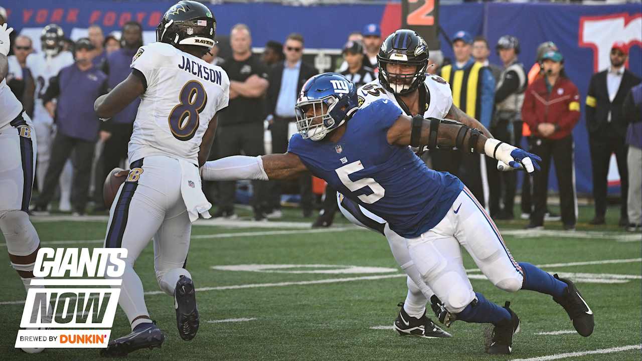 Giants Now: Numbers to know for Giants vs. Ravens