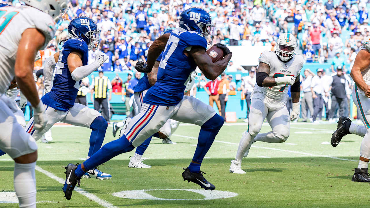 MUST-SEE: Jason Pinnock 102-yard interception return TD | Giants vs ...