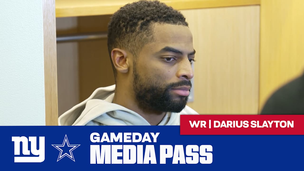 WR Darius Slayton: Jaxson Dart 'has all the potential in the world'