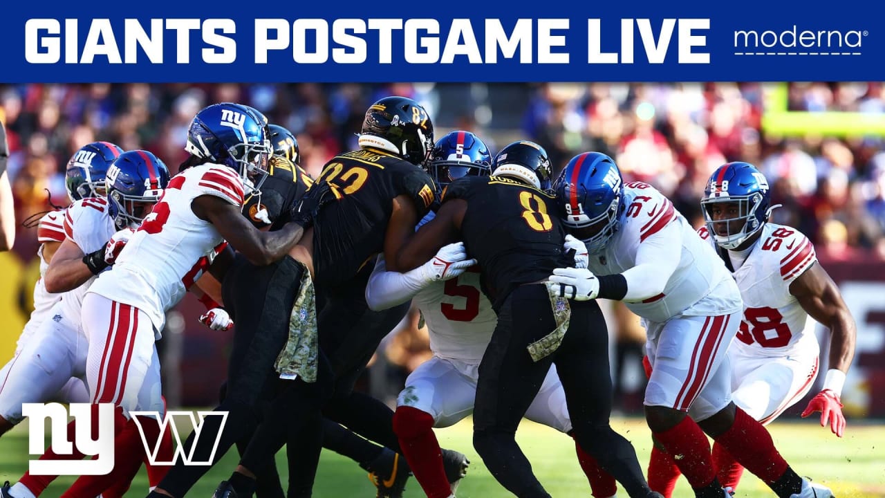 Giants Postgame Live: Takeaways from Week 11