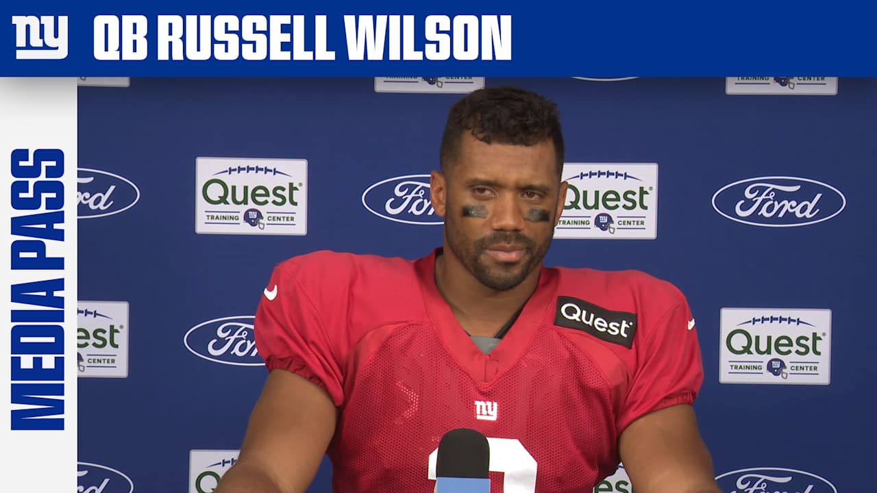 QB Russell Wilson: 'To be a New York Giant is an honor'