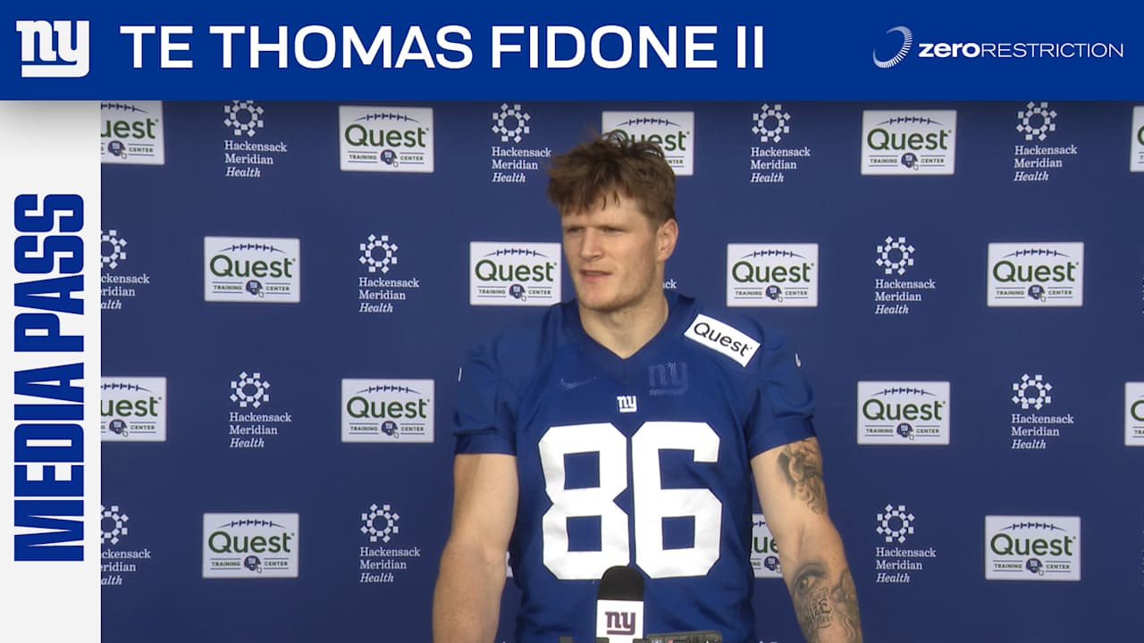 TE Thomas Fidone II on his journey to the NFL