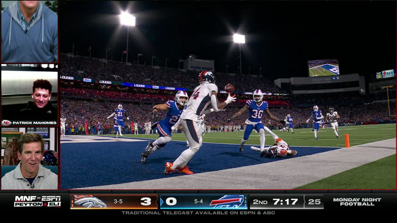 ManningCast: Eli, Peyton & Patrick Mahomes and react to wild touchdown