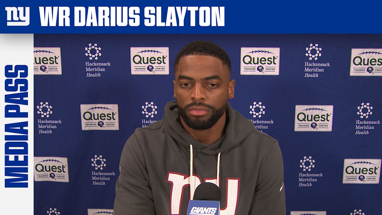 WR Darius Slayton on creating more explosive plays
