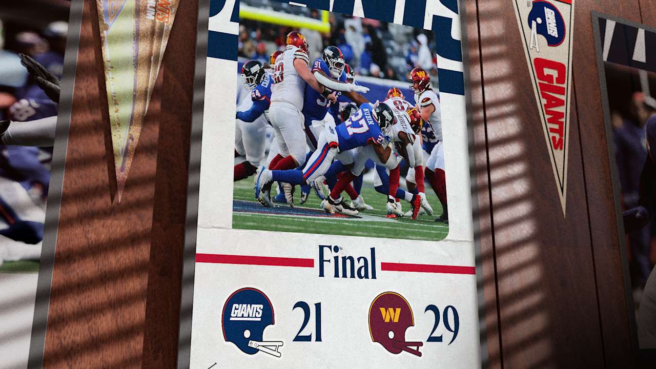 Instant Analysis: Giants fall to Commanders, 29-21