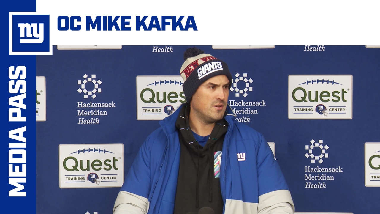 OC Mike Kafka on preparing for season finale vs. Philadelphia