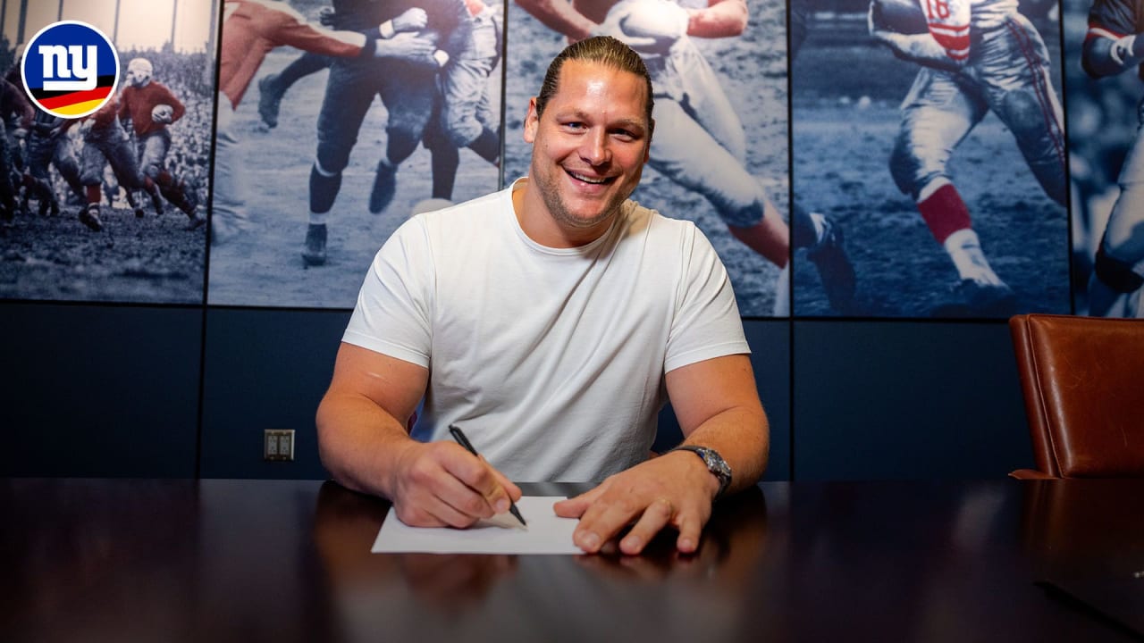 Markus Kuhn returns to Giants organization ahead of trip to Germany