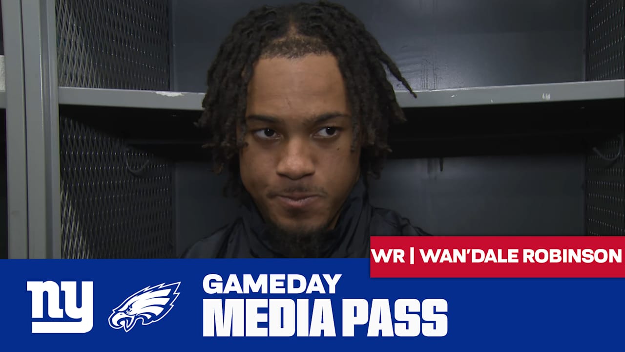 WR Wan'Dale Robinson on impact of Cam Skattebo's injury