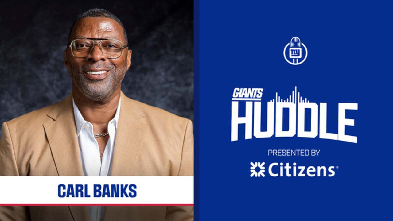Giants Huddle | Carl Banks
