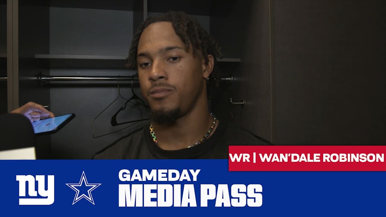 WR Wan'Dale Robinson: 'Got to come out with Ws'