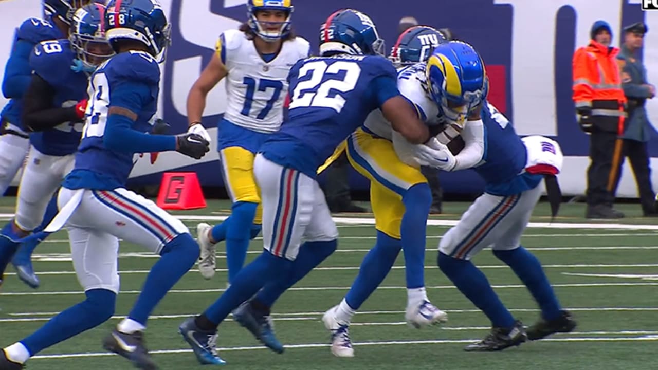 Adoree' Jackson jars football loose; Dane Belton recovers | Giants vs ...