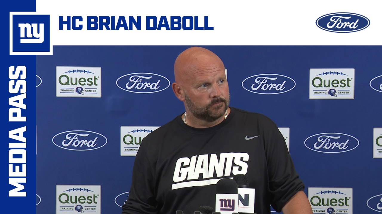Coach Brian Daboll on players developing at training camp