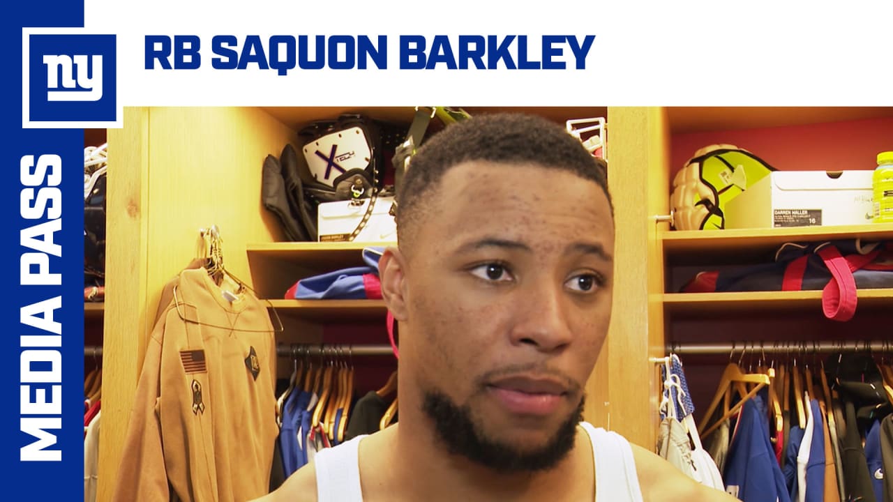RB Saquon Barkley: 'Focus is on Green Bay'