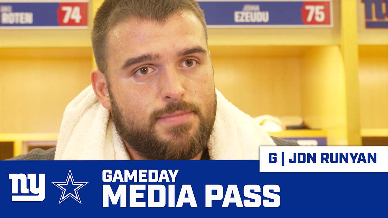 G Jon Runyan: 'Keep going forward'