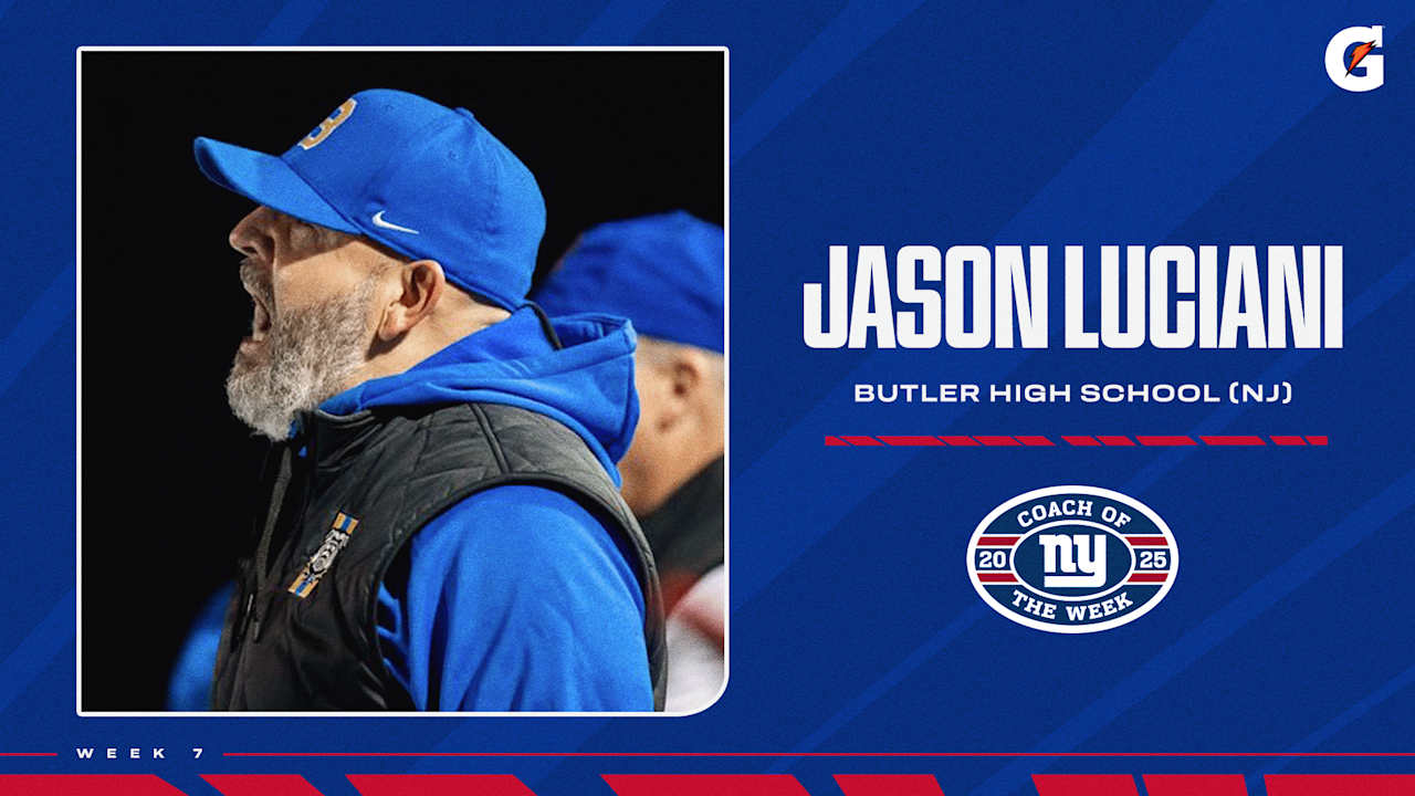 Giants name Butler's Jason Luciani Coach of the Week