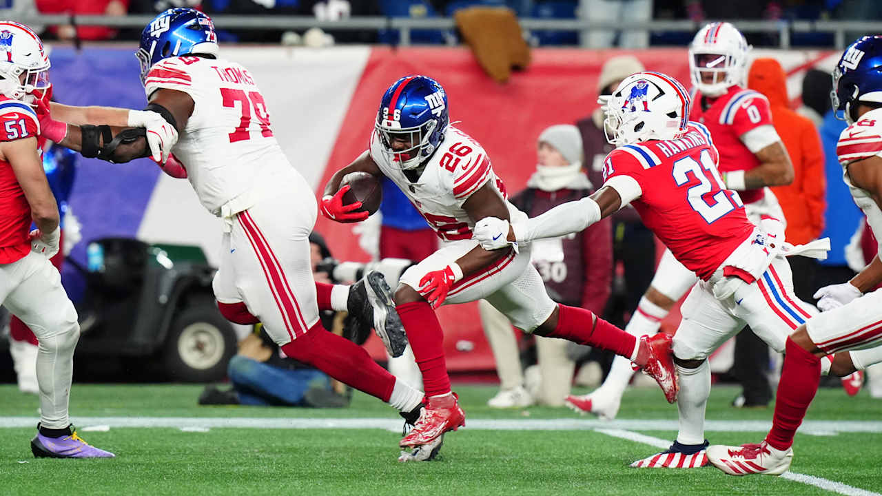 Devin Singletary breaks loose for 22-yard TD | Giants vs. Patriots ...