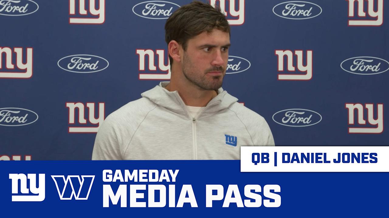 QB Daniel Jones on key plays vs. Commanders