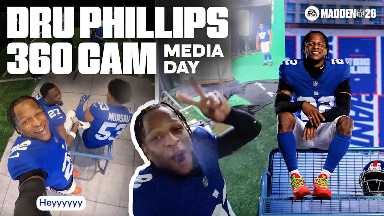 Dru Phillips takes over 360 camera at Media Day