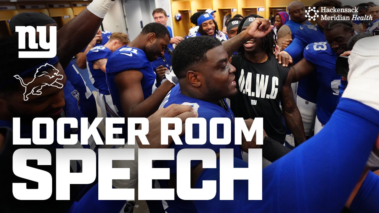 ️ Locker Room Speech: 'Let's keep this rolling'