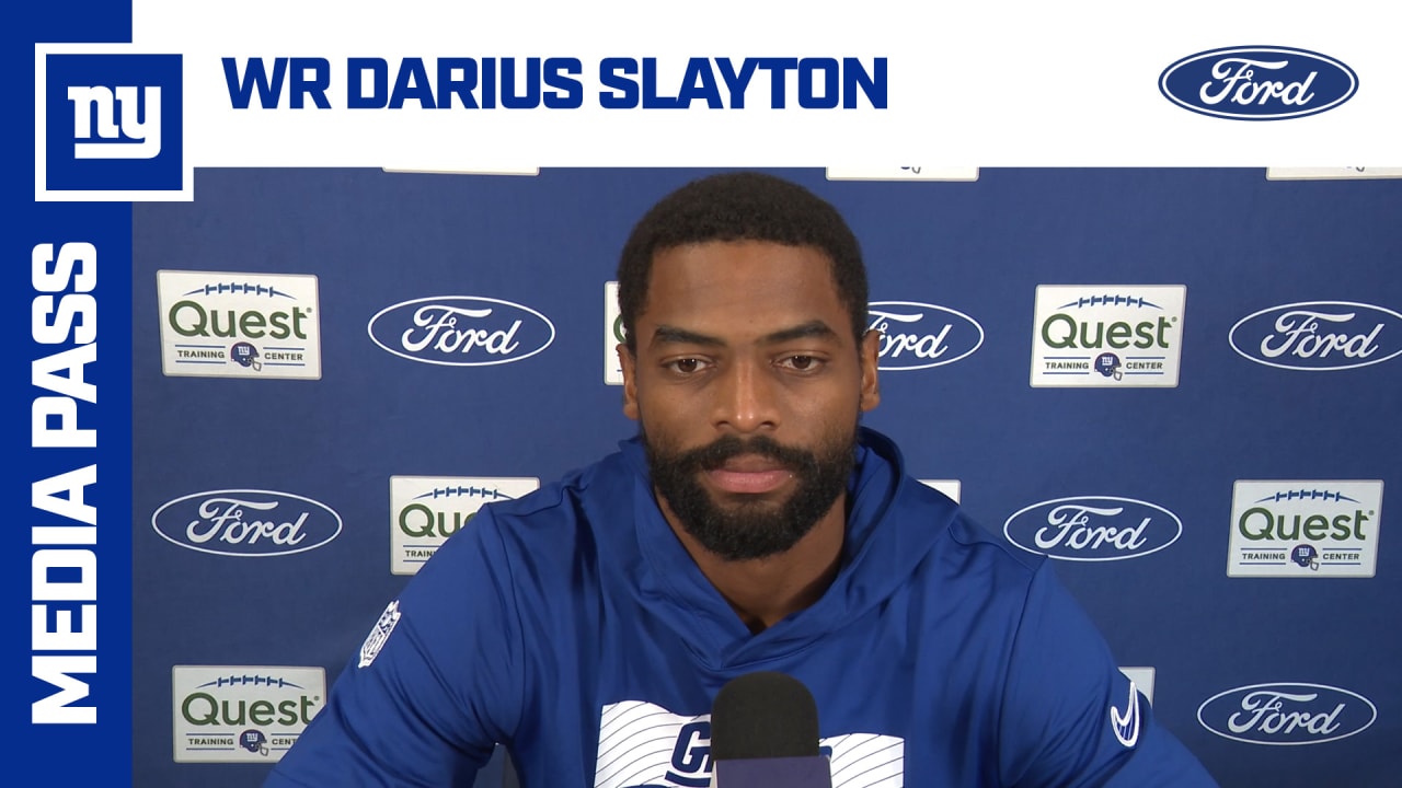 WR Darius Slayton on youth of the roster