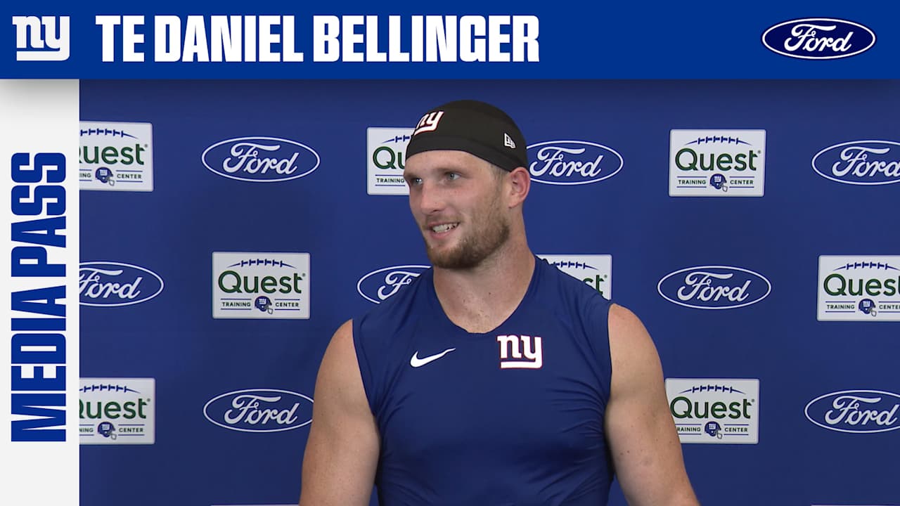 TE Daniel Bellinger on Giants tight end legends: 'They set the standard'