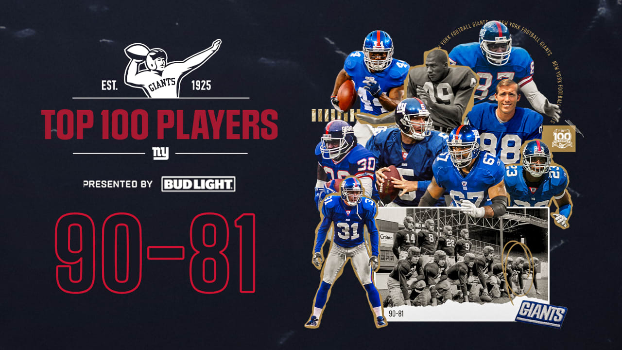New York Giants Top 100 Players | 90-81 announced!