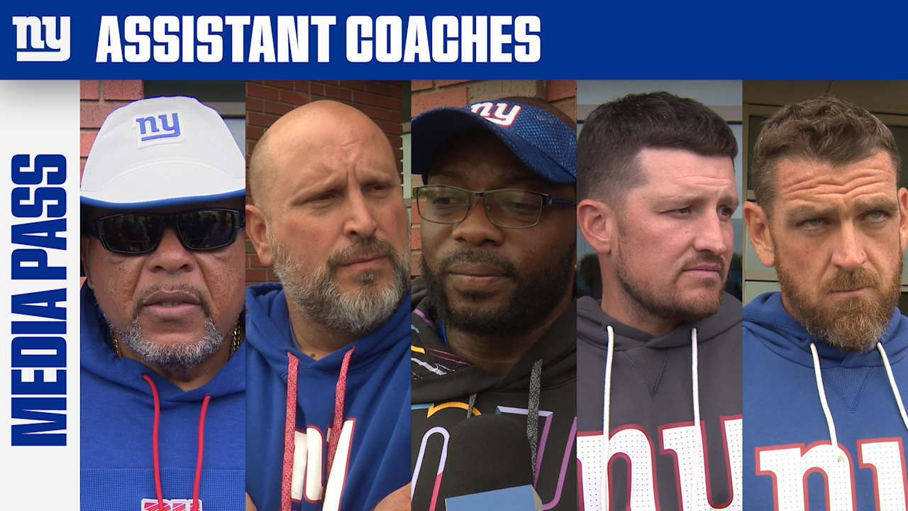 Giants assistants address the media