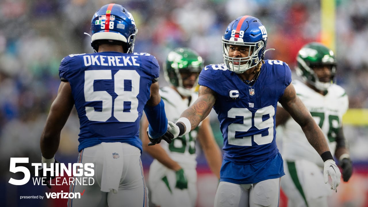 5 Things We Learned: Xavier McKinney and Bobby Okereke's snap streak