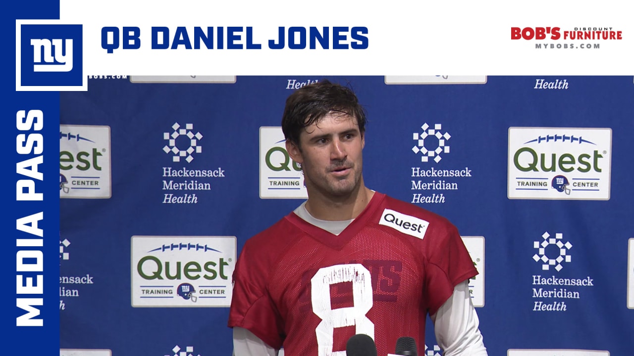 QB Daniel Jones on participating in 7-on-7 drills