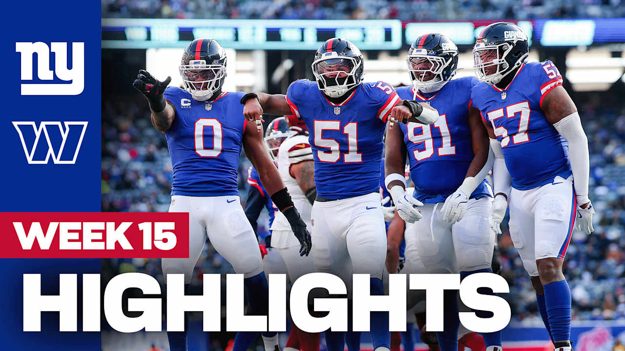 Highlights: Washington Commanders 29, New York Giants 21