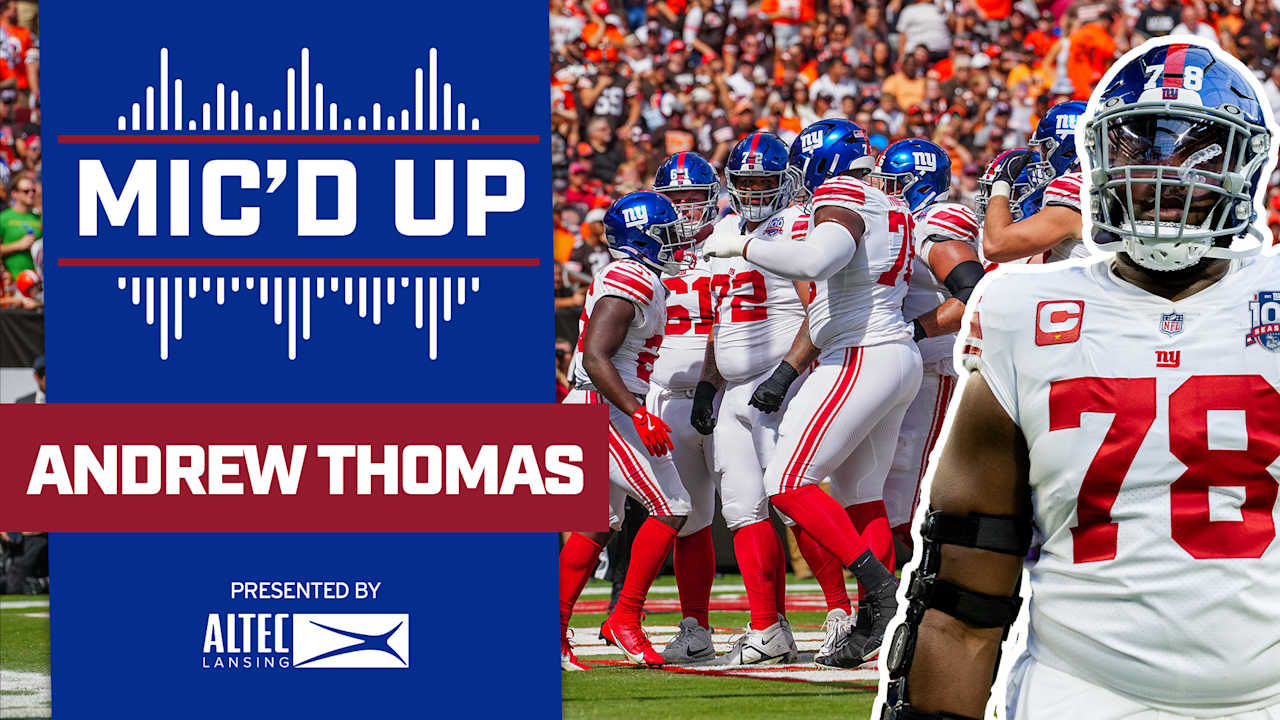 ️ Andrew Thomas Mic'd Up: 'All day, let's get it!'