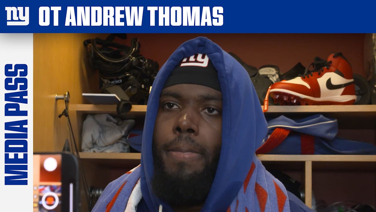 OT Andrew Thomas: 'I feel a lot better than I did last week'