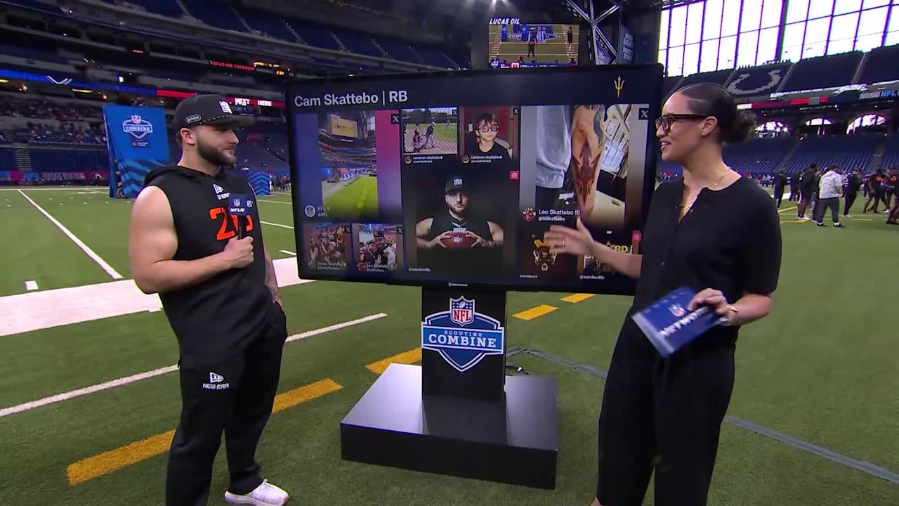 Arizona State RB Cam Skattebo talks about recognition he received from ...