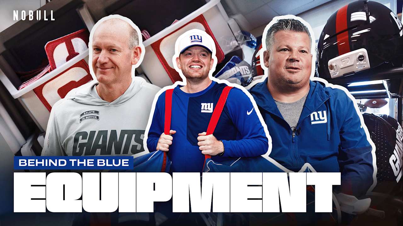 How the Giants Equipment Staff Prepares for Gameday