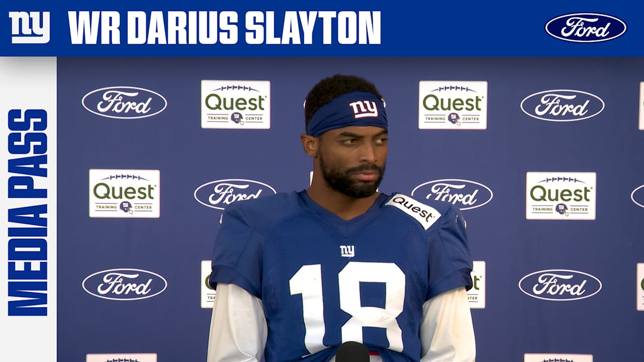 WR Darius Slayton: 'Real football is coming'