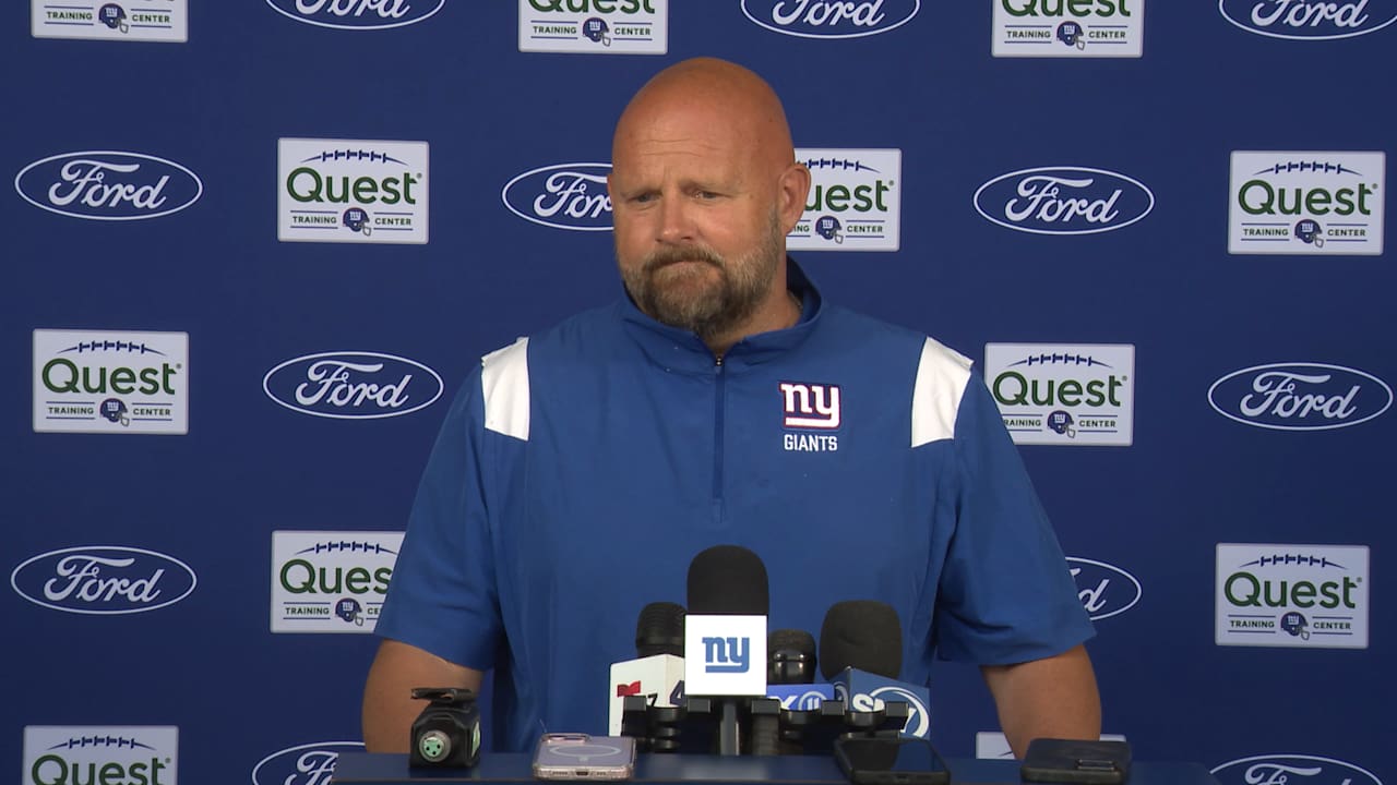 Quotes (8/28): Coach Brian Daboll, OT Andrew Thomas, OLB Brian Burns ...