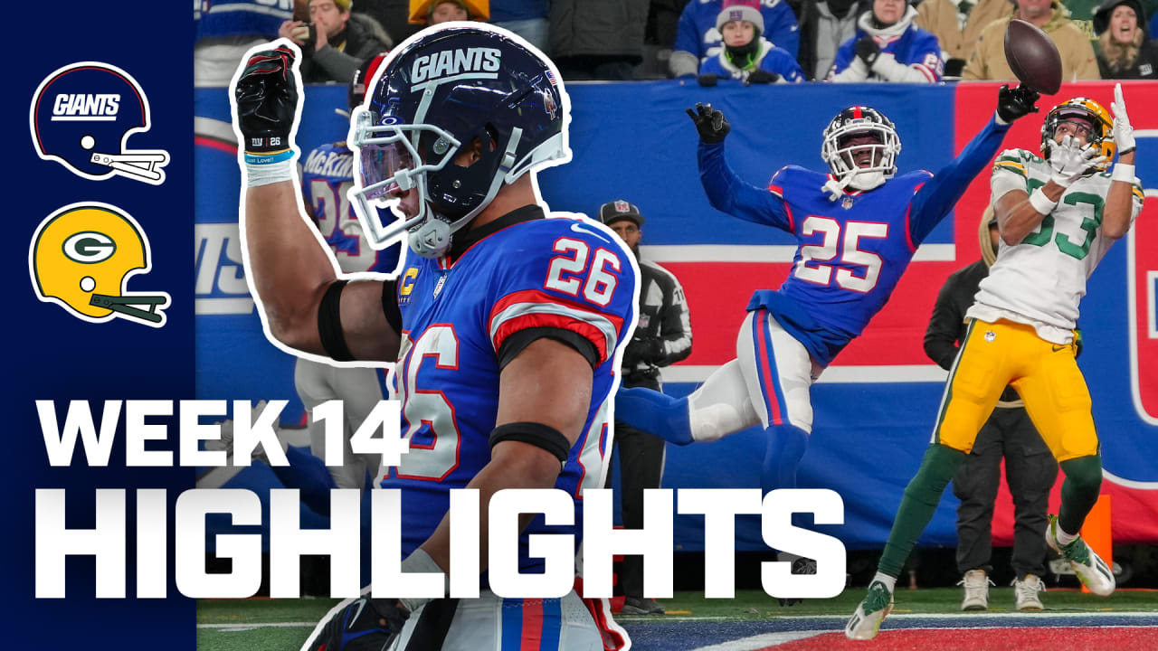 Highlights: New York Giants 24, Green Bay Packers 22