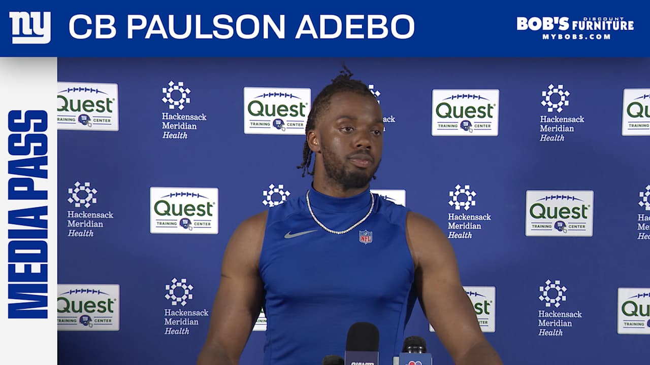 CB Paulson Adebo: 'Recovery is all going great, I'm so happy to be out ...